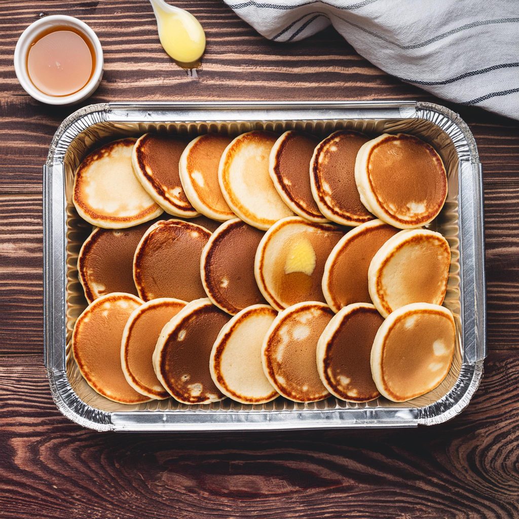 Buttermilk Pancakes Platter - Broad Nosh Bagels Deli Online Catering
